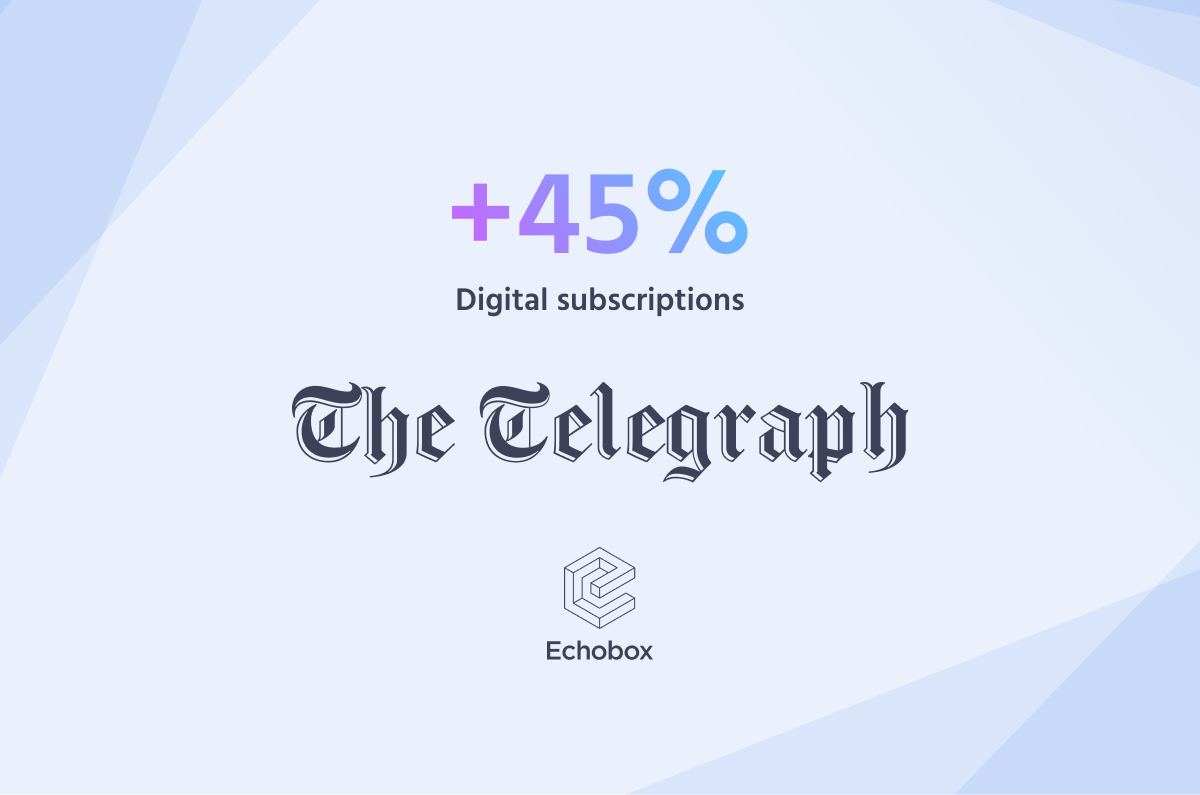 The Telegraph drives digital subscriptions and boosts engagement by 205 ...